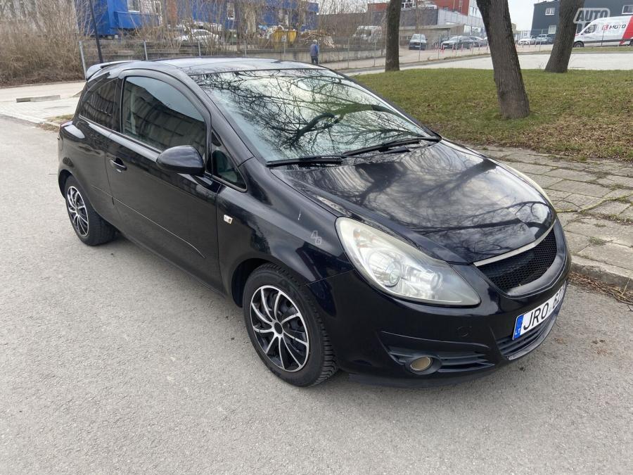 Melns Opel Corsa 2008 Klaipėda, ar dzinēja tilpumu 1.30 L un nobraukumu 230 tūkst. km par 599 €, foto 3 vietnē AUTOMOTO.COM.LV