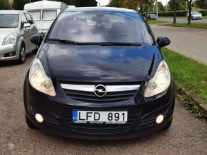 Melns Opel Corsa 2008 Viļņa, ar dzinēja tilpumu 1.69 L un nobraukumu 266 tūkst. km par 800 €, foto  vietnē AUTOMOTO.COM.LV