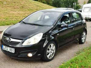 Black Opel Corsa 2008 in Vilnius, with an engine capacity of 1.69 L and mileage of 266 thousand km for 800 €, photo 6 on AUTOMOTO.COM.LV