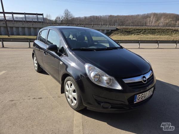 Black Opel Corsa 2009 in Kaunas, with an engine capacity of 1.20 L and mileage of 163 thousand km for 1300 €, photo 1 on AUTOMOTO.COM.LV