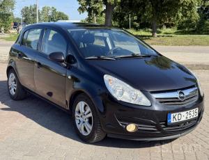 Black Opel Corsa 2009 in Riga, with an engine capacity of 1.20 L and mileage of 169 thousand km for 1150 €, photo  on AUTOMOTO.COM.LV