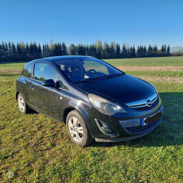 Melns Opel Corsa 2011 Viļņa, ar dzinēja tilpumu 1.25 L un nobraukumu 253 tūkst. km par 2390 €, foto 1 vietnē AUTOMOTO.COM.LV