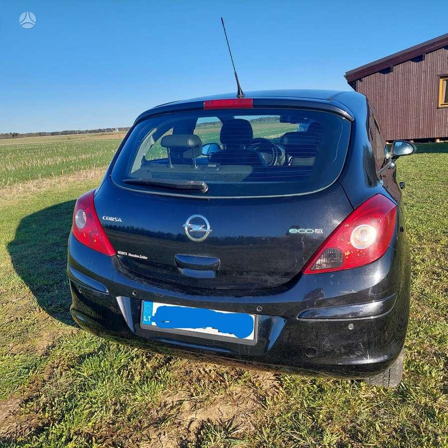 Black Opel Corsa 2011 in Vilnius, with an engine capacity of 1.25 L and mileage of 253 thousand km for 2390 €, photo 5 on AUTOMOTO.COM.LV