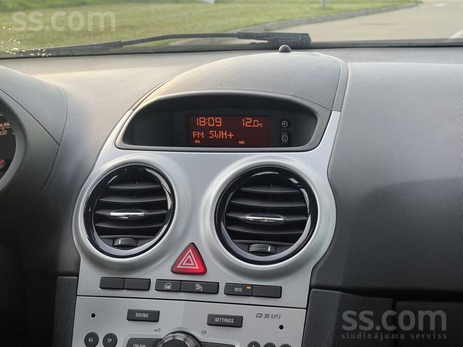 Melns Opel Corsa 2011 Rēzekne, ar dzinēja tilpumu 1.30 L un nobraukumu 95 tūkst. km par 5650 €, foto 14 vietnē AUTOMOTO.COM.LV