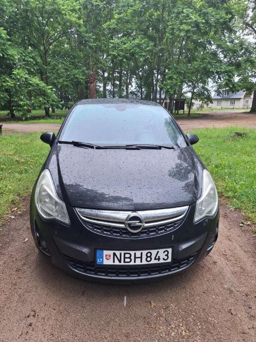 Melns Opel Corsa 2012 Kėdainiai, ar dzinēja tilpumu 1.25 L un nobraukumu 290 tūkst. km par 2400 €, foto 1 vietnē AUTOMOTO.COM.LV