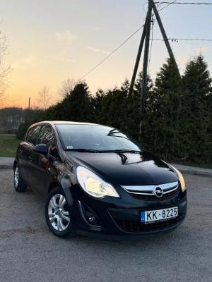 Black Opel Corsa 2012 in Riga, with an engine capacity of 1.30 L and mileage of 251 thousand km for 2300 €, photo  on AUTOMOTO.COM.LV
