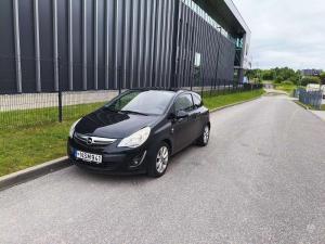Black Opel Corsa 2012 in Vilnius, with an engine capacity of 1.23 L and mileage of 137 thousand km for 3000 €, photo  on AUTOMOTO.COM.LV