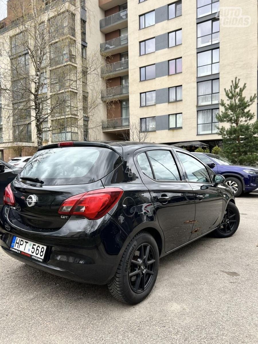 Black Opel Corsa 2015 in Vilnius, with an engine capacity of 1.30 L and mileage of 162 thousand km for 3250 €, photo 6 on AUTOMOTO.COM.LV