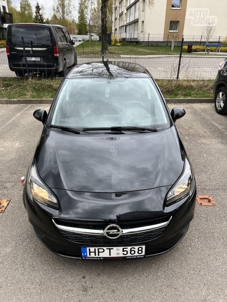 Black Opel Corsa 2015 in Vilnius, with an engine capacity of 1.30 L and mileage of 162 thousand km for 3250 €, photo 19 on AUTOMOTO.COM.LV