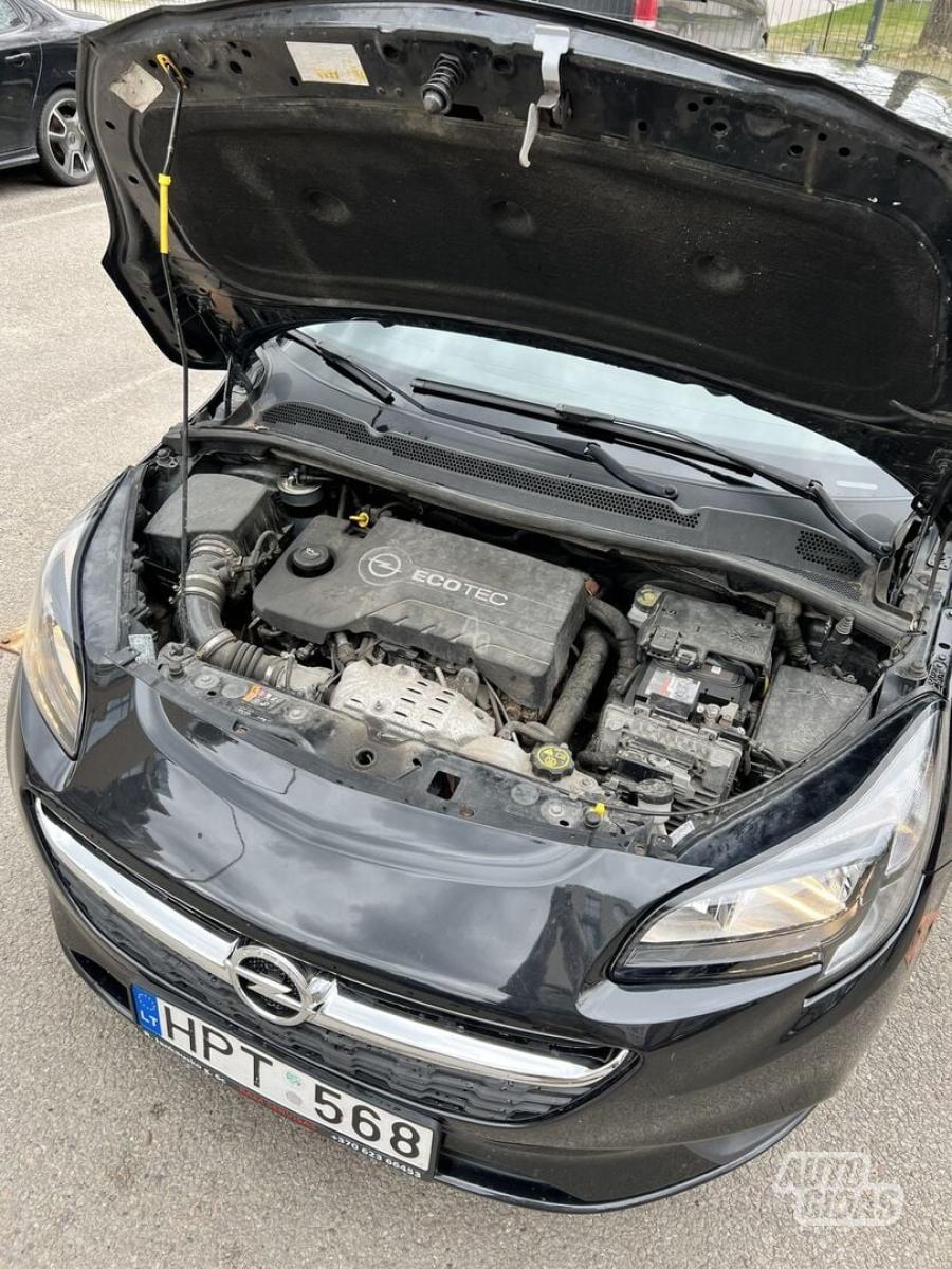 Black Opel Corsa 2015 in Vilnius, with an engine capacity of 1.30 L and mileage of 162 thousand km for 3250 €, photo 20 on AUTOMOTO.COM.LV