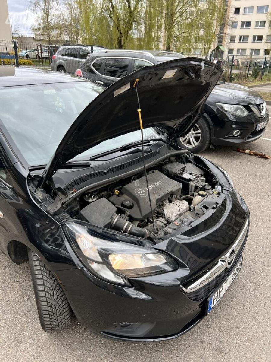 Black Opel Corsa 2015 in Vilnius, with an engine capacity of 1.30 L and mileage of 162 thousand km for 3250 €, photo 22 on AUTOMOTO.COM.LV