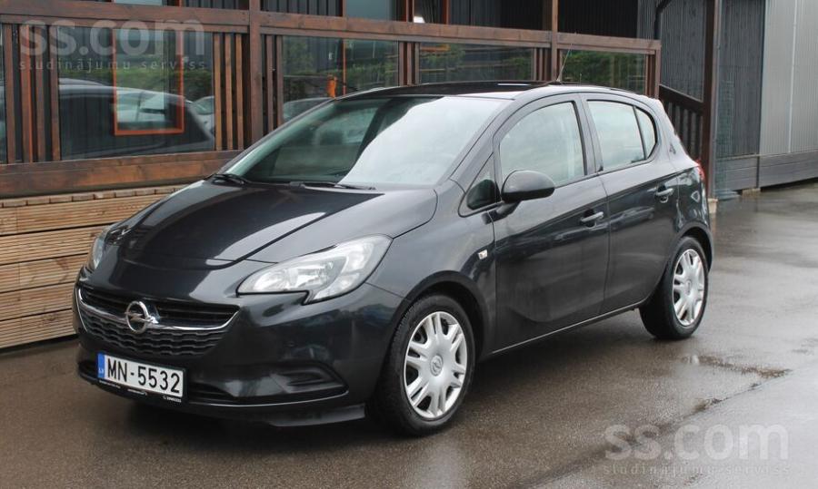 Black Opel Corsa 2015 in Riga, with an engine capacity of 1.20 L and mileage of 0 thousand km for 3750 €, photo 9 on AUTOMOTO.COM.LV