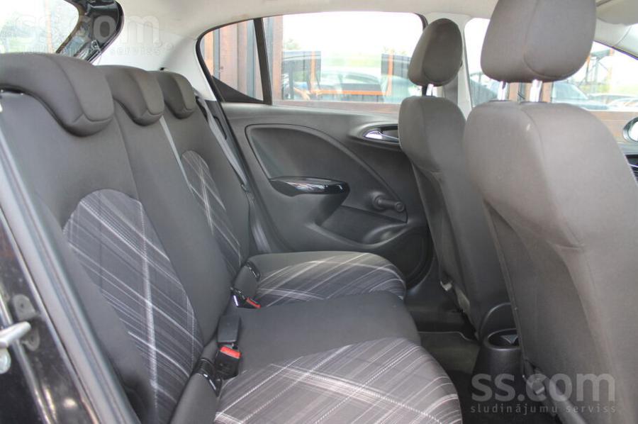 Black Opel Corsa 2015 in Riga, with an engine capacity of 1.20 L and mileage of 0 thousand km for 3750 €, photo 14 on AUTOMOTO.COM.LV