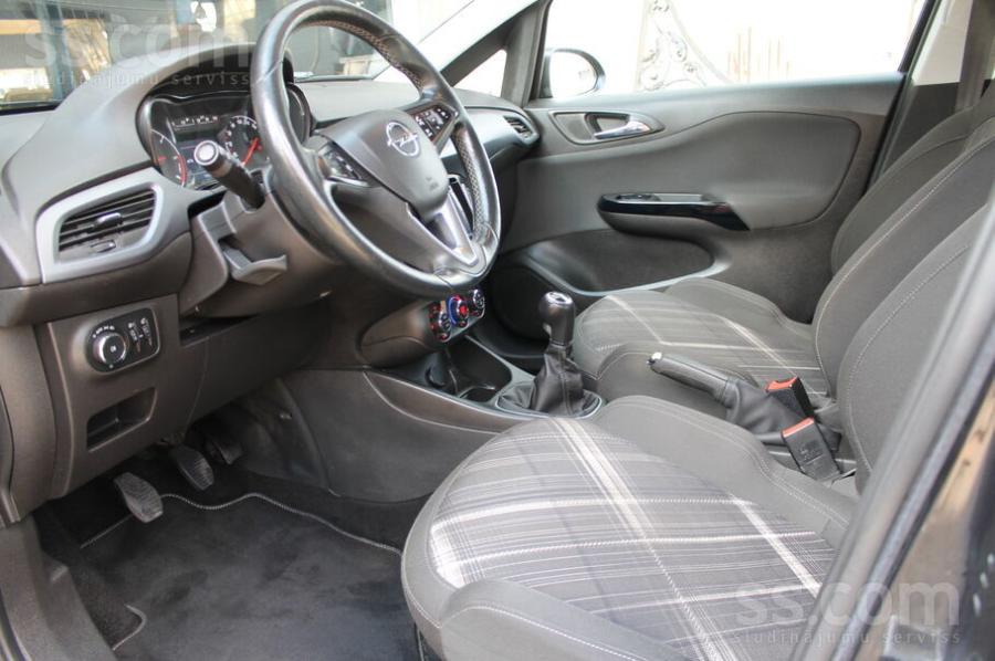 Black Opel Corsa 2015 in Riga, with an engine capacity of 1.20 L and mileage of 0 thousand km for 3750 €, photo 16 on AUTOMOTO.COM.LV