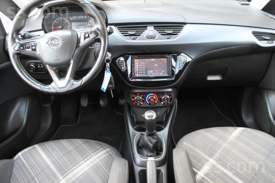 Black Opel Corsa 2015 in Riga, with an engine capacity of 1.20 L and mileage of 0 thousand km for 3750 €, photo 17 on AUTOMOTO.COM.LV