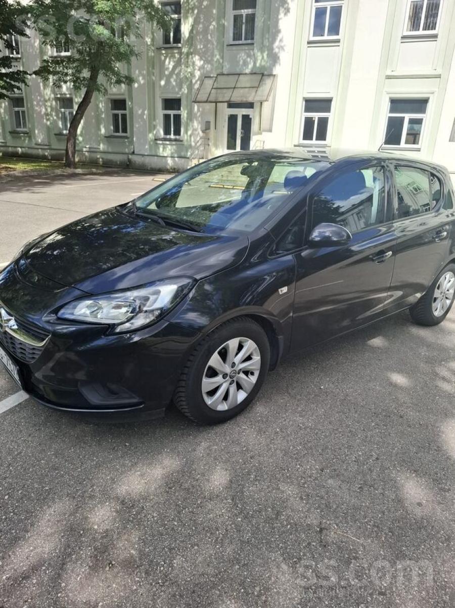 Black Opel Corsa 2016 in Daugavpils, with an engine capacity of 1.40 L and mileage of 51 thousand km for 7900 €, photo 1 on AUTOMOTO.COM.LV