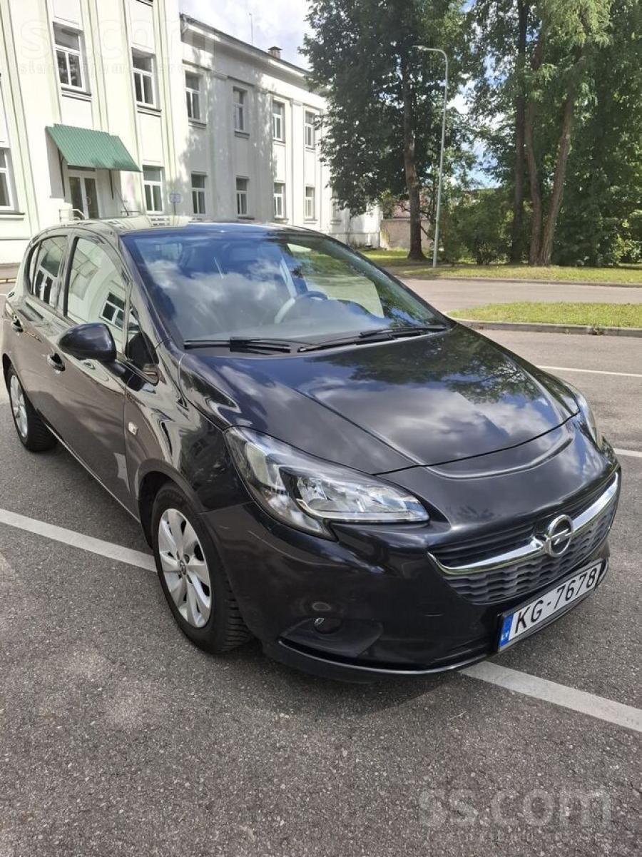 Black Opel Corsa 2016 in Daugavpils, with an engine capacity of 1.40 L and mileage of 51 thousand km for 7900 €, photo 5 on AUTOMOTO.COM.LV