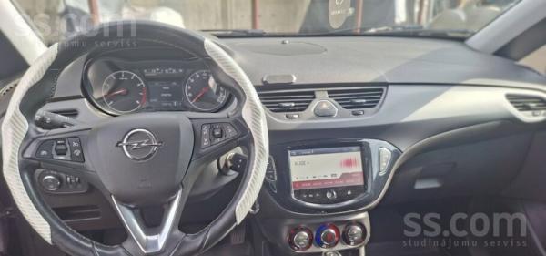 Black Opel Corsa 2016 in Daugavpils, with an engine capacity of 1.40 L and mileage of 51 thousand km for 7900 €, photo 6 on AUTOMOTO.COM.LV