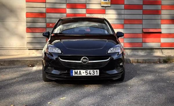 Black Opel Corsa 2019 in Riga, with an engine capacity of 1.40 L and mileage of 83 thousand km for 7750 €, photo 4 on AUTOMOTO.COM.LV