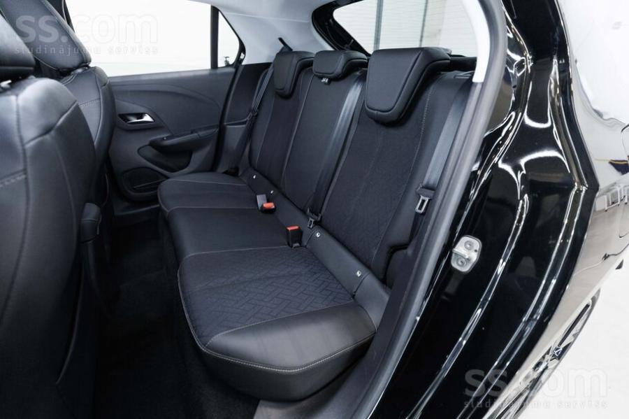 Black Opel Corsa 2021 in Riga, with an engine capacity of 0.00 L and mileage of 69 thousand km for 17190 €, photo 15 on AUTOMOTO.COM.LV