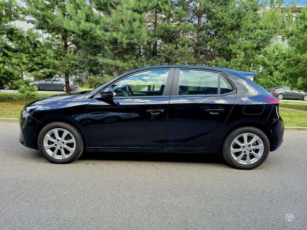 Black Opel Corsa 2022 in Vilnius, with an engine capacity of 1.20 L and mileage of 53 thousand km for 10800 €, photo 4 on AUTOMOTO.COM.LV