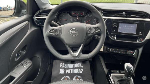 Black Opel Corsa 2022 in Marijampole, with an engine capacity of 1.20 L and mileage of 45 thousand km for 8490 €, photo 2 on AUTOMOTO.COM.LV