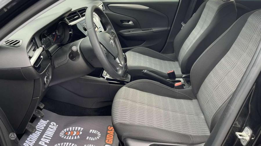 Melns Opel Corsa 2022 Marijampole, ar dzinēja tilpumu 1.20 L un nobraukumu 45 tūkst. km par 8490 €, foto 16 vietnē AUTOMOTO.COM.LV