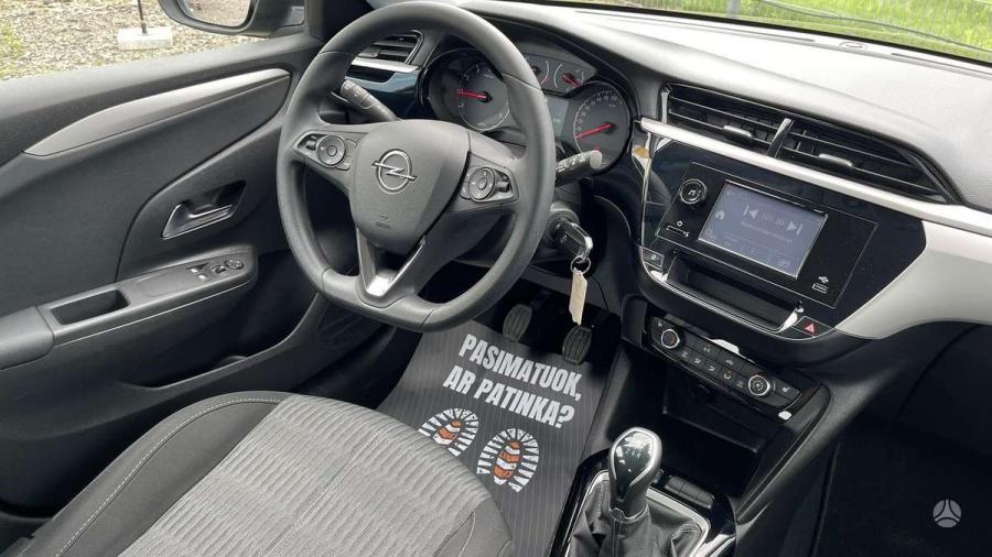 Melns Opel Corsa 2022 Marijampole, ar dzinēja tilpumu 1.20 L un nobraukumu 45 tūkst. km par 8490 €, foto 31 vietnē AUTOMOTO.COM.LV