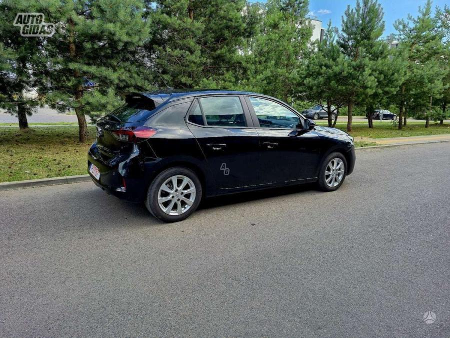 Black Opel Corsa 2022 in Vilnius, with an engine capacity of 1.20 L and mileage of 53 thousand km for 9999 €, photo 13 on AUTOMOTO.COM.LV