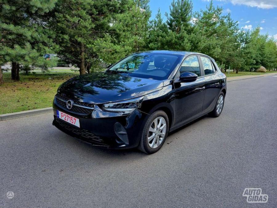 Black Opel Corsa 2022 in Vilnius, with an engine capacity of 1.20 L and mileage of 53 thousand km for 9999 €, photo 16 on AUTOMOTO.COM.LV