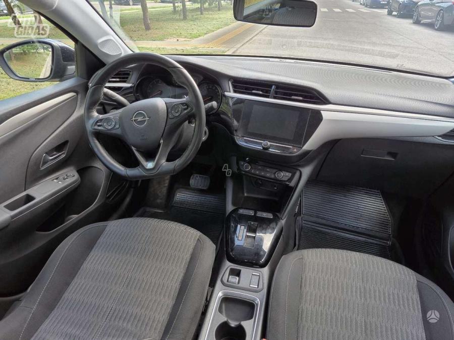 Black Opel Corsa 2022 in Vilnius, with an engine capacity of 1.20 L and mileage of 53 thousand km for 9999 €, photo 23 on AUTOMOTO.COM.LV