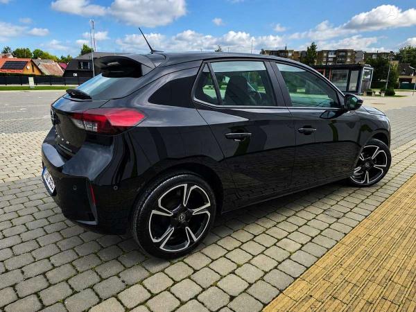 Black Opel Corsa 2024 in Raseiniai, with an engine capacity of 1.20 L and mileage of 82 thousand km for 9900 €, photo 2 on AUTOMOTO.COM.LV