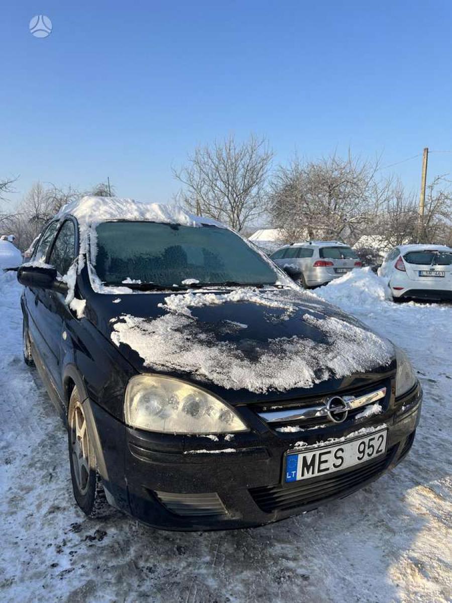 Melns Opel Corsa 2006 Viļņa, ar dzinēja tilpumu 1.30 L un nobraukumu 174 tūkst. km par 750 €, foto 1 vietnē AUTOMOTO.COM.LV
