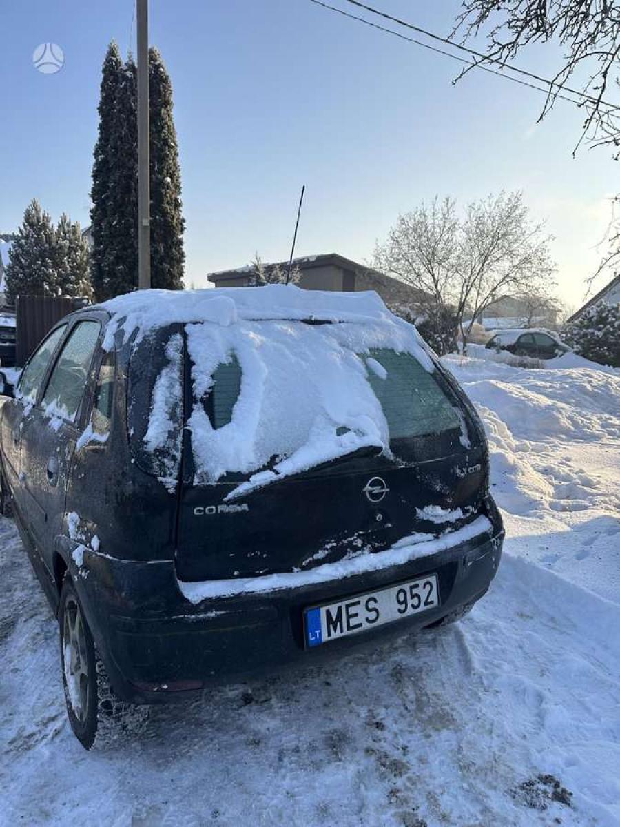 Melns Opel Corsa 2006 Viļņa, ar dzinēja tilpumu 1.30 L un nobraukumu 174 tūkst. km par 750 €, foto 4 vietnē AUTOMOTO.COM.LV