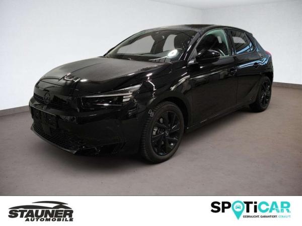Black Opel Corsa 2025 in Kaunas, with an engine capacity of 1.20 L and mileage of 13 thousand km for 22201 €, photo 1 on AUTOMOTO.COM.LV