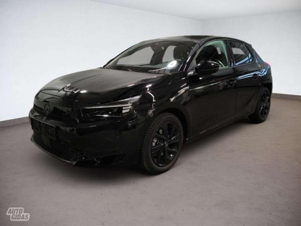 Black Opel Corsa 2025 in Kaunas, with an engine capacity of 1.20 L and mileage of 13 thousand km for 22201 €, photo 2 on AUTOMOTO.COM.LV