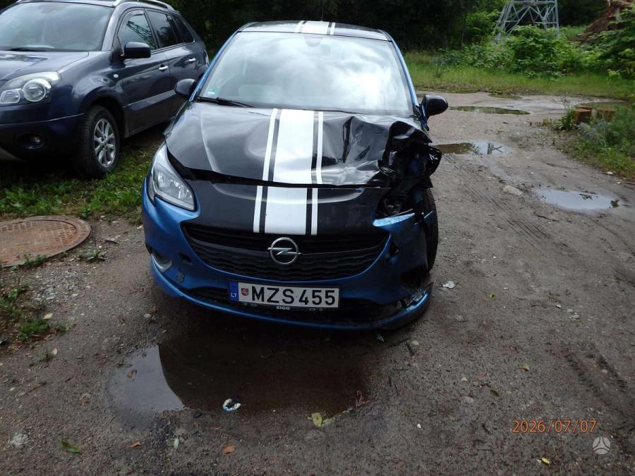 Zils Opel Corsa 2017 Viļņa, ar dzinēja tilpumu 1.36 L un nobraukumu 82 tūkst. km par 2300 €, foto 5 vietnē AUTOMOTO.COM.LV