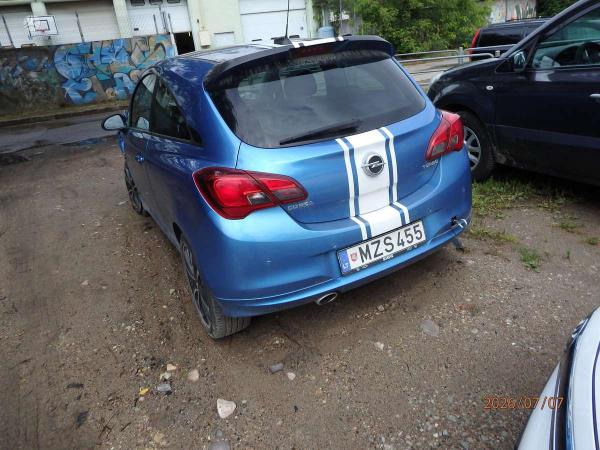 Zils Opel Corsa 2017 Viļņa, ar dzinēja tilpumu 1.36 L un nobraukumu 82 tūkst. km par 2300 €, foto 5 vietnē AUTOMOTO.COM.LV