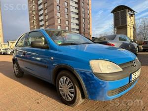 Blue Opel Corsa 2001 in Riga, with an engine capacity of 1.00 L and mileage of 0 thousand km for 800 €, photo 9 on AUTOMOTO.COM.LV