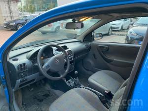 Blue Opel Corsa 2001 in Riga, with an engine capacity of 1.00 L and mileage of 0 thousand km for 1100 €, photo 4 on AUTOMOTO.COM.LV