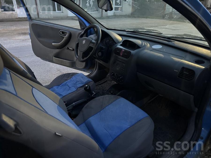 Синий Опель Корса 2002 в Рига, объемом двигателя 1.70 л и пробегом 350 тыс. км за 400 €, фото 7 на AUTOMOTO.COM.LV
