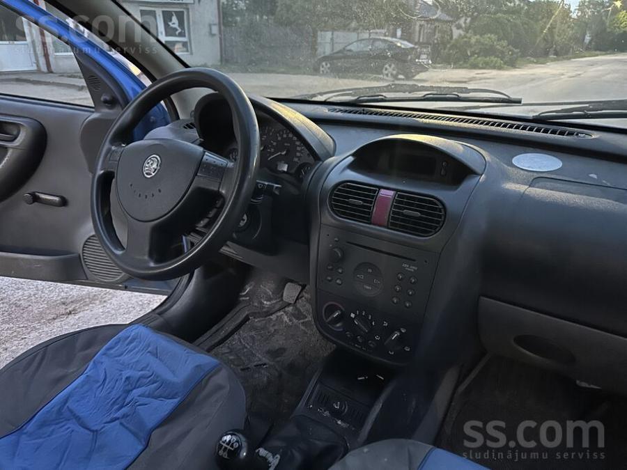 Синий Опель Корса 2002 в Рига, объемом двигателя 1.70 л и пробегом 350 тыс. км за 400 €, фото 8 на AUTOMOTO.COM.LV
