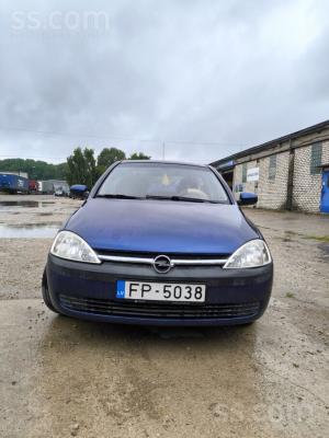 Blue Opel Corsa 2002 in Liepaja, with an engine capacity of 1.20 L and mileage of 137 thousand km for 1100 €, photo  on AUTOMOTO.COM.LV