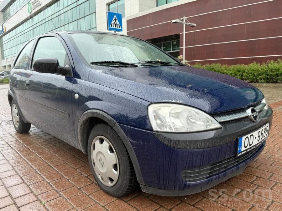 Blue Opel Corsa 2003 in Riga, with an engine capacity of 1.20 L and mileage of 0 thousand km for 1200 €, photo 1 on AUTOMOTO.COM.LV