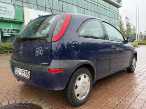 Blue Opel Corsa 2003 in Riga, with an engine capacity of 1.20 L and mileage of 0 thousand km for 1200 €, photo 4 on AUTOMOTO.COM.LV