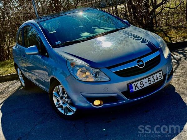 Blue Opel Corsa 2007 in Riga, with an engine capacity of 1.30 L and mileage of 0 thousand km for 900 €, photo 3 on AUTOMOTO.COM.LV