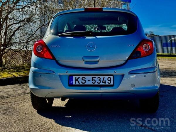Blue Opel Corsa 2007 in Riga, with an engine capacity of 1.30 L and mileage of 0 thousand km for 900 €, photo 4 on AUTOMOTO.COM.LV