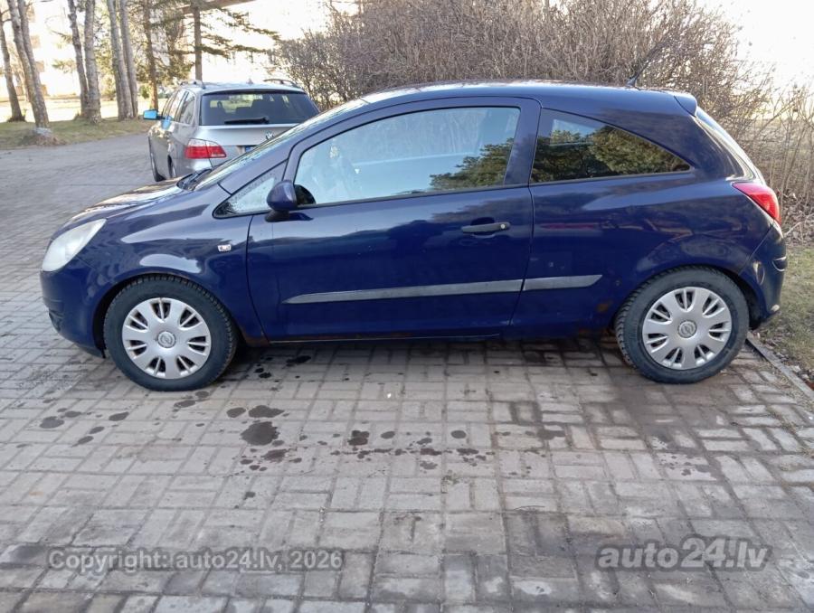 Blue Opel Corsa 2007 in Tallinn, with an engine capacity of 1.20 L and mileage of 180 thousand km for 490 €, photo 2 on AUTOMOTO.COM.LV