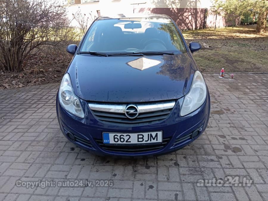 Blue Opel Corsa 2007 in Tallinn, with an engine capacity of 1.20 L and mileage of 180 thousand km for 490 €, photo 4 on AUTOMOTO.COM.LV