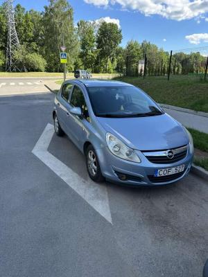 Zils Opel Corsa 2007 Kauņa, ar dzinēja tilpumu 1.25 L un nobraukumu 192 tūkst. km par 800 €, foto  vietnē AUTOMOTO.COM.LV